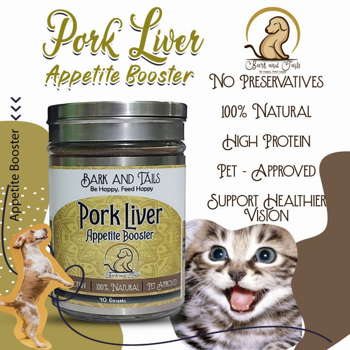 PORK LIVER POWDER - Appetite Booster for Dogs and Cats (40 grams ...