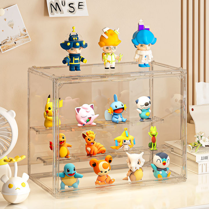 Blind Box Display Case - Acrylic Magnetic Storage Organizer Blind Box ...