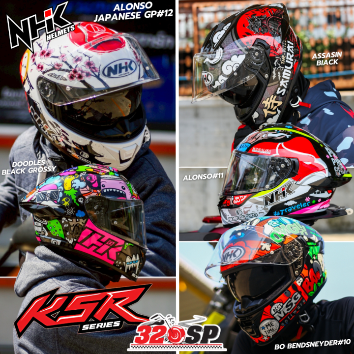 หมวกกันน็อค NHK K5R !!320SP | Lazada.co.th