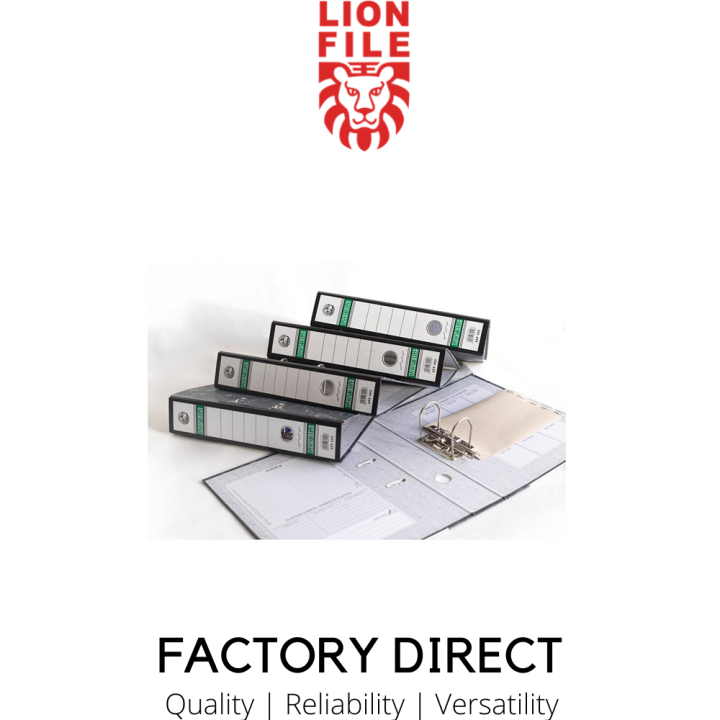 Lion File Arch File F4 3 Inch Spine | Lever Arch File | Lazada