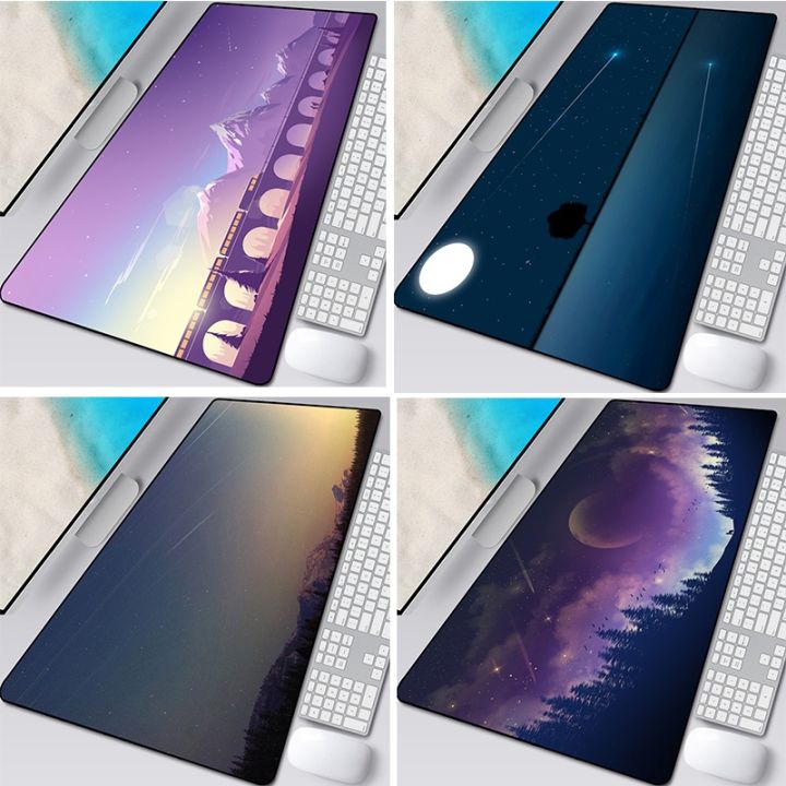 Sunset Meteor Deep Forest Firewatch Laptop Gamer Mousepad Gaming Mouse ...