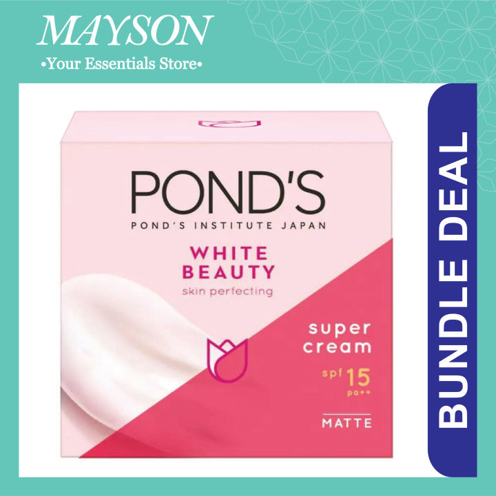 [Bundle Deal] Pond's White Beauty Super Cream Normal Skin SPF 15 50g ...