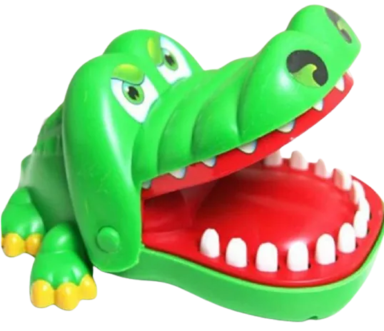 Crocodile Finger Snap | Bite Hand Alligator Hand Children's Toys Family ...