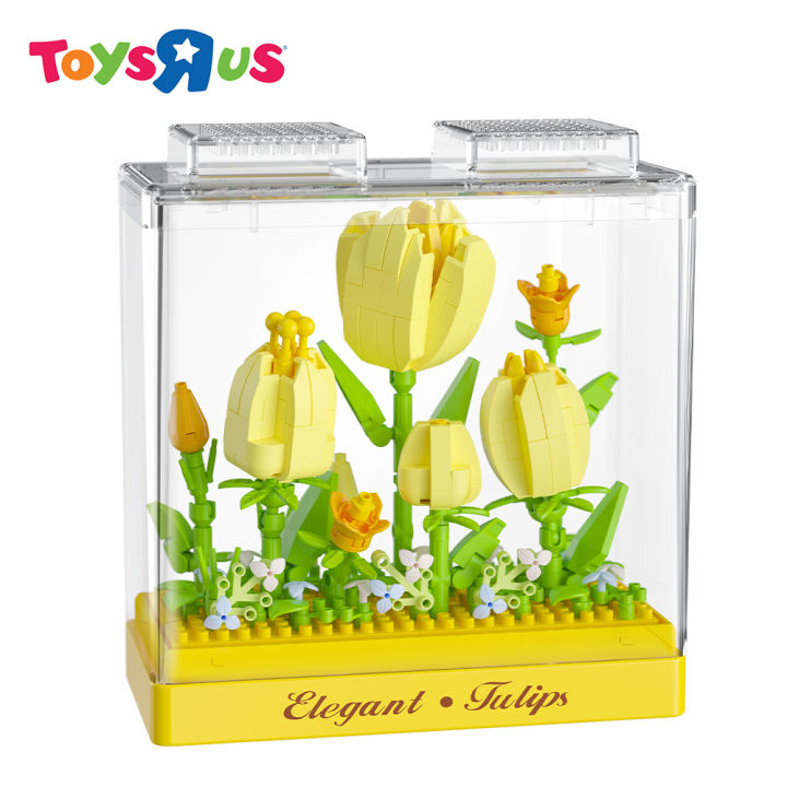 Koco Bricks 02083 Bloom boutique Preserved Flowers Tulips Ages 6 ...