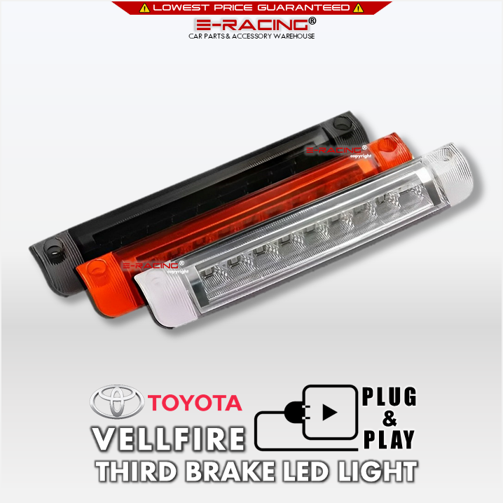 [ERACING] Toyota Vellfire Alphard ANH20, Estima ACR50 Rear Spoiler ...