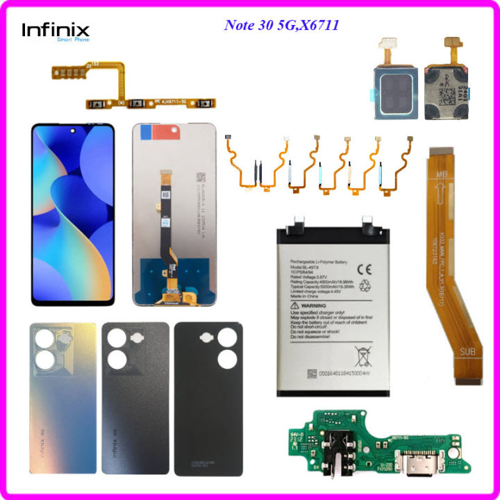 อะไหล่มือถือ infinix Note 30 5G,X6711/สายแพร/ลำโพงหูฟัง/ฝาหลัง ...