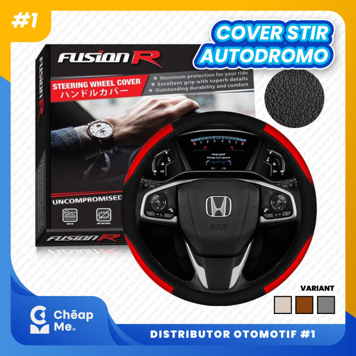 Sarung Stir Mobill Sporty AUTODROMO / Sarung Setir Mobil Universal ...