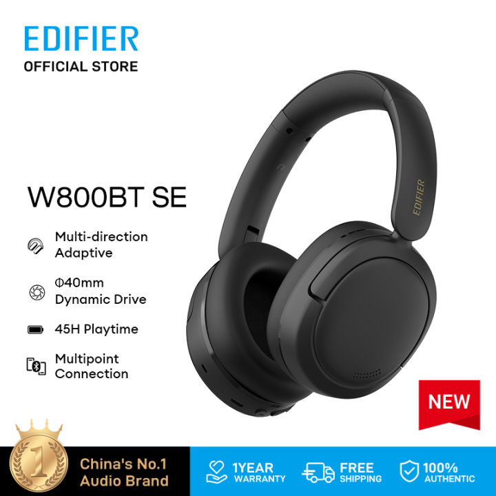 Edifier W800BT SE หูฟังครอบหูบลูทูธ V5.4 40 มม.ไดรเวอร์แบบไดนามิก 45H ...