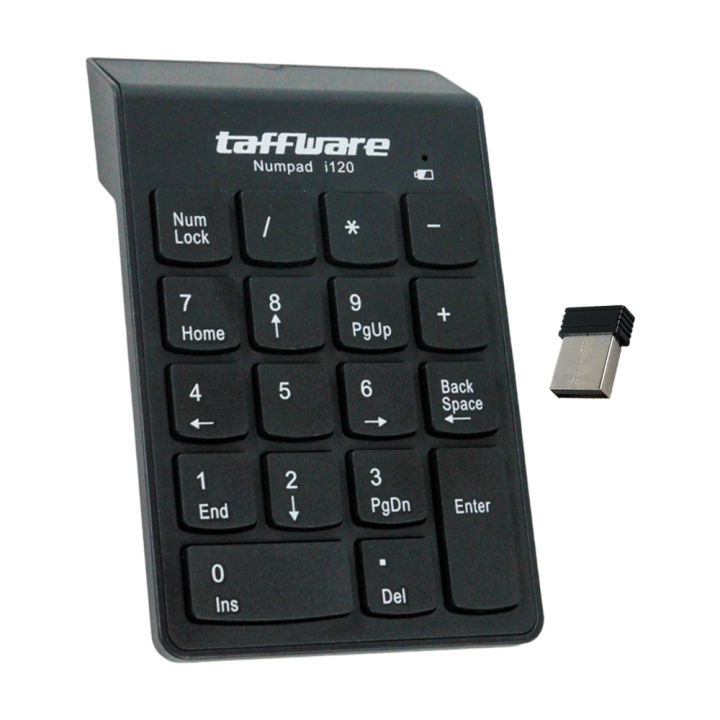 Keyboard Keypad Angka Numeric Numlock Kalkulator Portable Wireless 2.4 GHz 10 Meter | Lazada ...