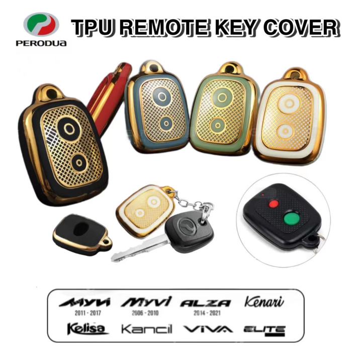PERODUA PREMIUM OLD Car Key Cover Holder Sarung Casing Kunci Remote ...