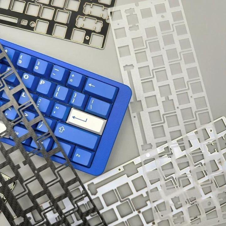 Wooting 60HE Positioning Plate for Keyboard PORON Sound Pack POM Carbon ...