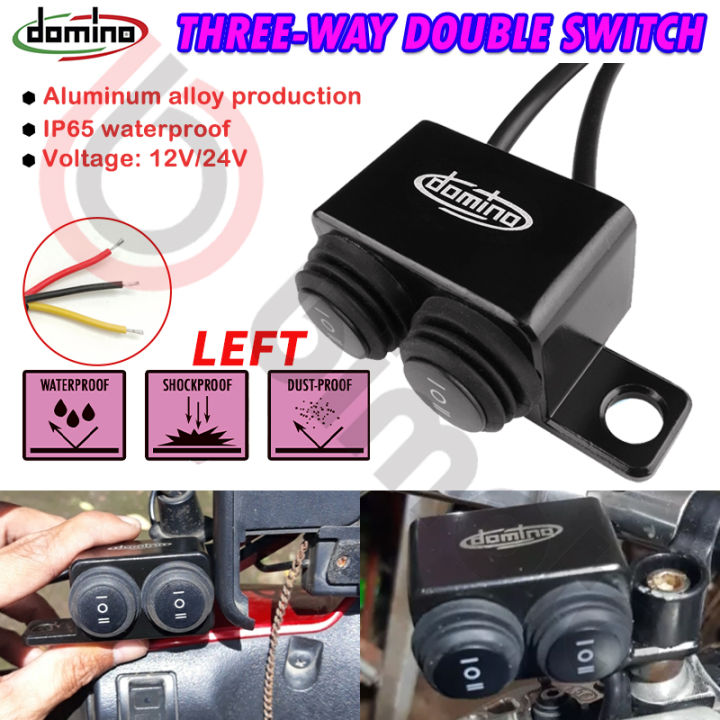 Bimota Domino Dual 3 Way Switch Waterproof Side Mirror Mount Mini ...
