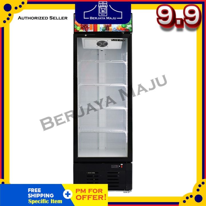 Sakato 300L 1 Door Upright Chiller / Freezer SC-338-FH (Heater Glass ...