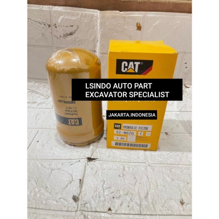 Oil Filter Hydraulic 320C 320D 320D2 Oli Hidrolik 5I-8670X 5i8670 ...