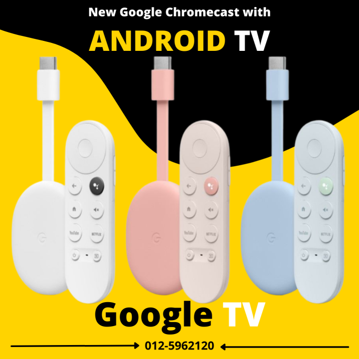 Chromecast with Google TV 4K, Certified Android TV, official Google ...