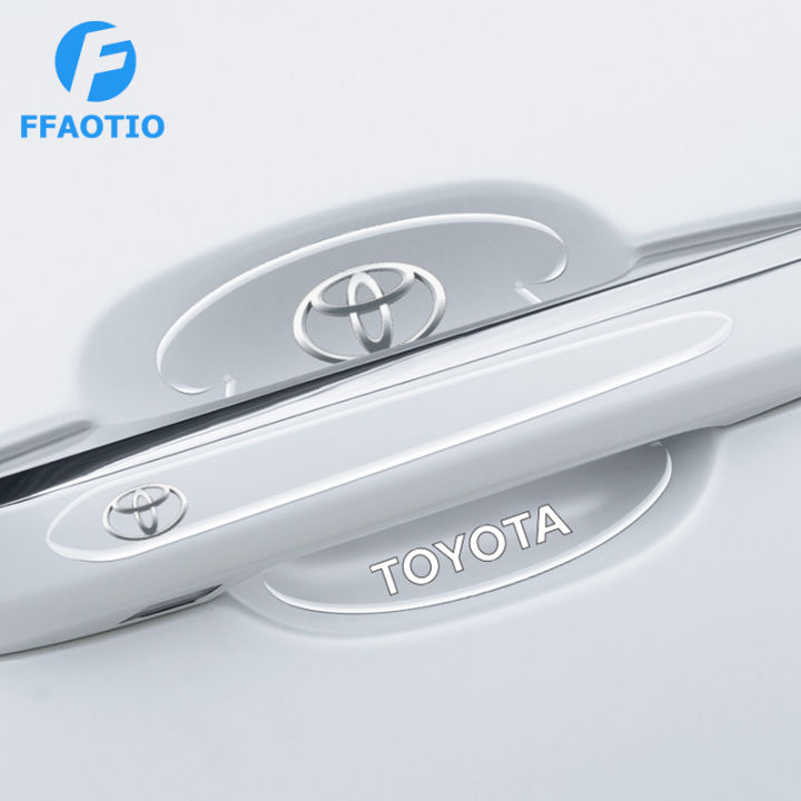 FFAOTIO Transparent Car Door Handle Protector Anti Collision Strip Car ...