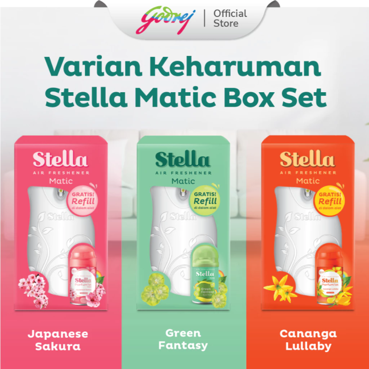 Pengharum Ruangan Otomatis Stella Matic Box Alat | Lazada Indonesia