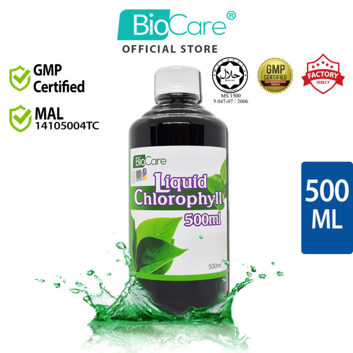 [Ready Stock] Biocare Liquid Chlorophyll 500ml 叶绿素 | Lazada