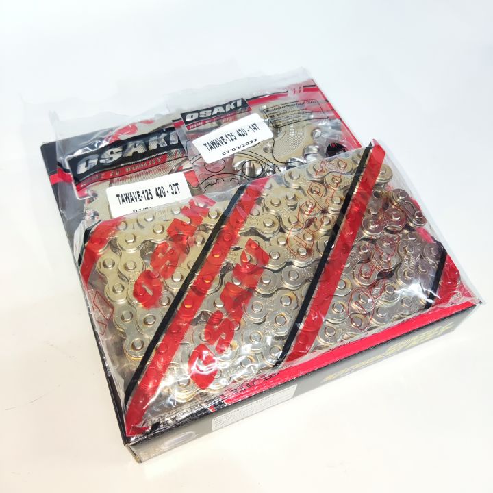 OSAKI (420) ชุดโซ่ สเตอร์ เลส WAVE110i , W125 , W125i , W100s 2005 (Ubox) , MSX ได้มาตรฐาน ...