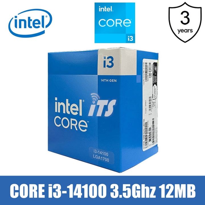 Intel Core I3-14100 14th Gen Processor - Raptor Lake (12MB Cache, 3 ...
