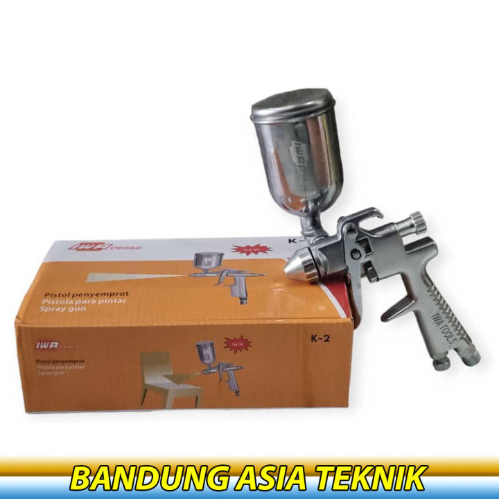 IWA SAGOLA Spray Gun R2 Semprotan Cat R2 Stainless Tabung Atas Kecil ...