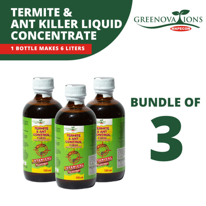 MAPECON Termite & Ant Killer Liquid Concentrate [BUNDLE OF 3] | Lazada PH