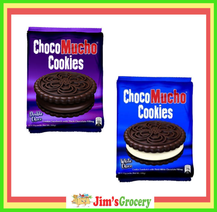 JIMS CHOCO MUCHO COOKIE SANDWICH WHITE CHOCO (BLUE)/DOUBLE CHOCO ...