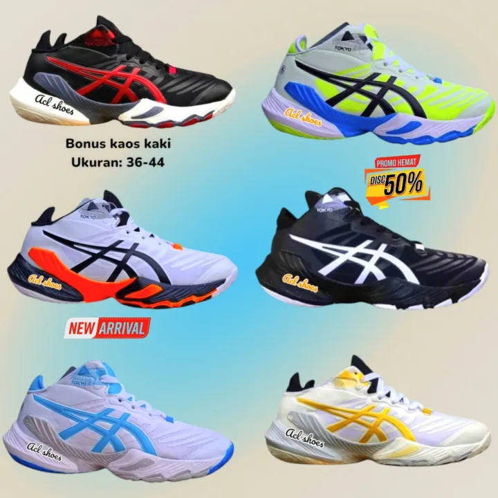Sepatu Volly Wanita Model Baru Yang Ringan Dan Nyaman Dipakai Sepatu ...
