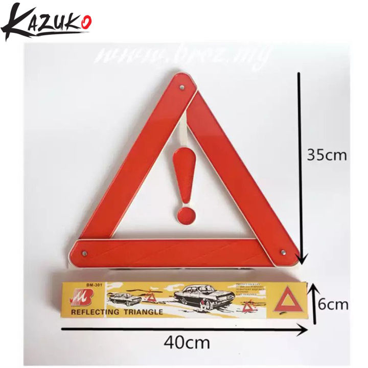 Reflective Foldable Road Emergency Red Triangle Roadside Car Emergency ...