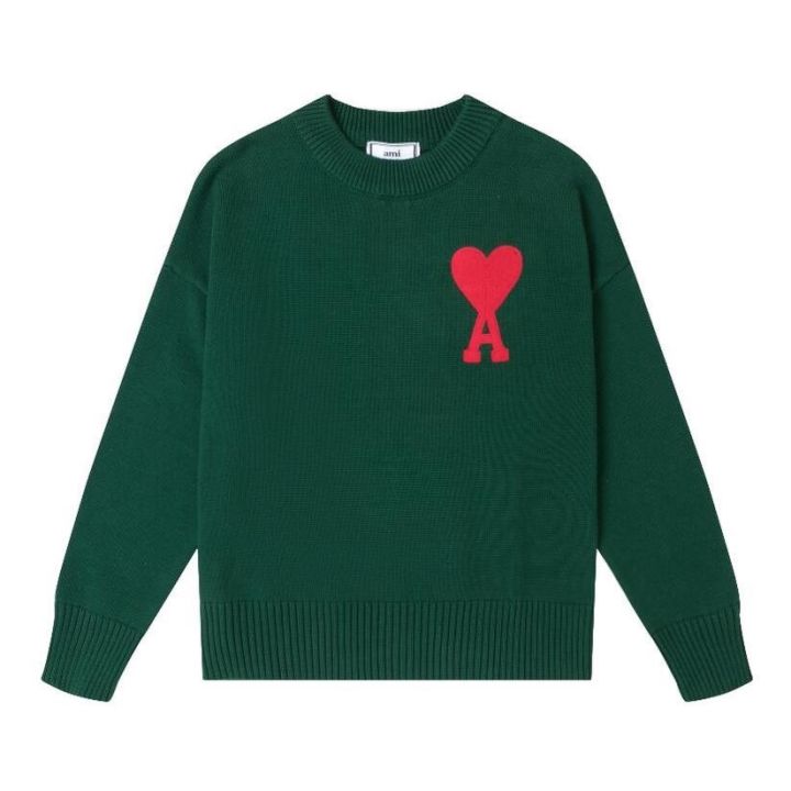 xxSpotxx High Street New Loose Heart Embroidered Long Sleeve Sweater ...