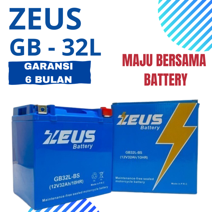 Aki motor GB32L HARLEY DAVIDSON Street Glide Type Aki Gel Zeus High ...