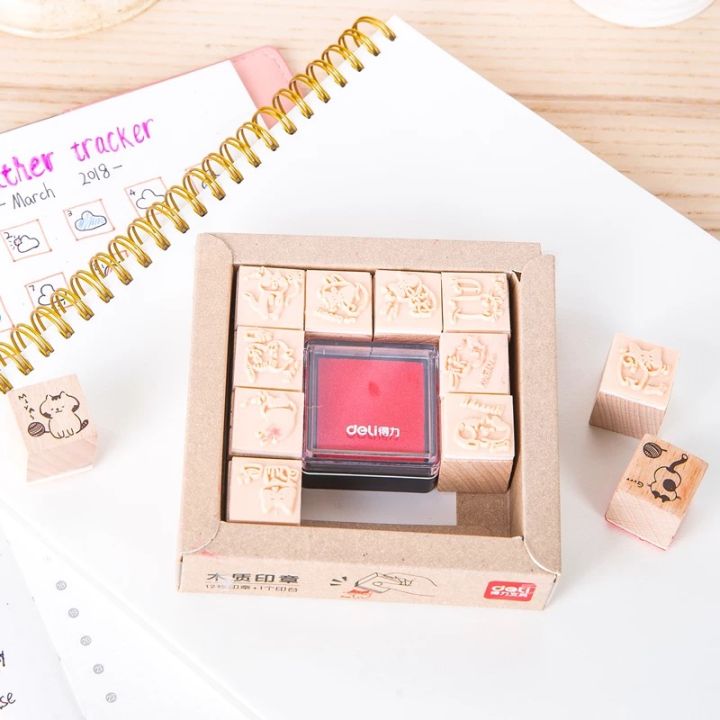 （Local SG）Effective children's cute stamp small animal pattern stamp ...