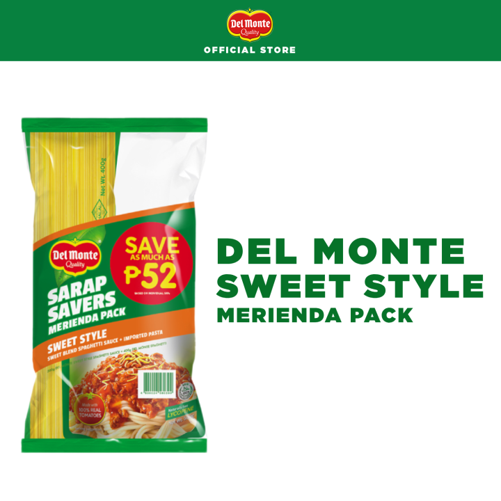 1029 DEL MONTE Sweet Style Sarap Savers for 14 servings (Del Monte ...