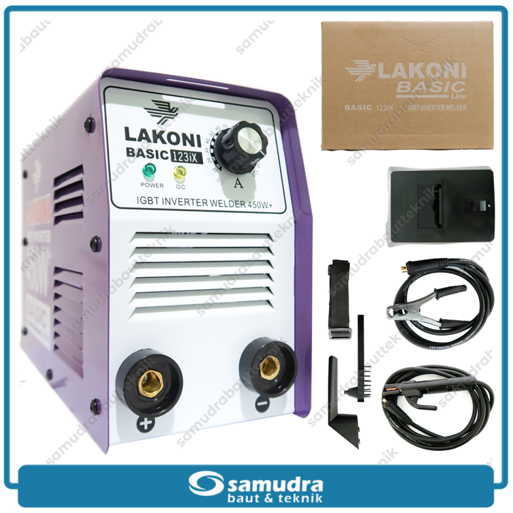 LAKONI BASIC-123IX Mesin Travo Las Listrik 120A IGBT Inverter Welding ...