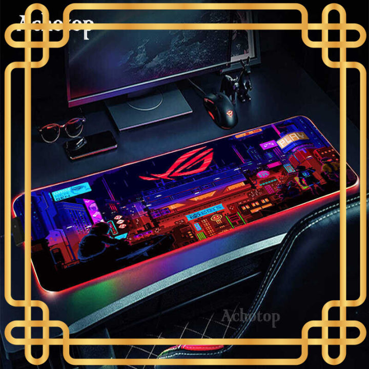 ASUS ROG RGB Mouse Pad Gaming Mouse Pad Computer Large Mousepad Backlit ...