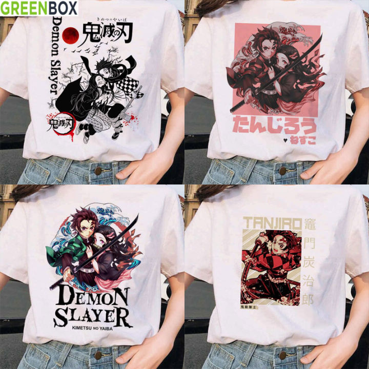 Cartoon Anime Theme T-shirt Demon Slayer Printed Designs | Lazada PH