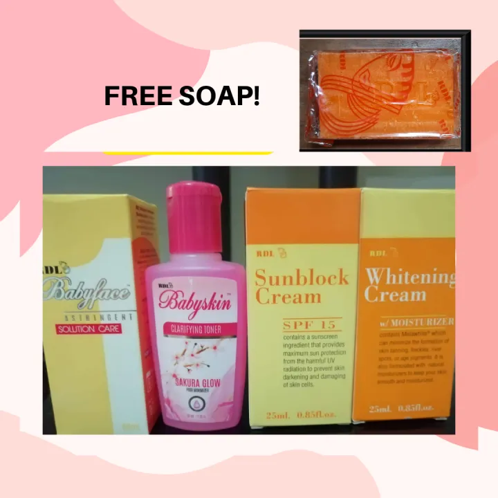 RDL Babyface with Creams Set | Lazada PH