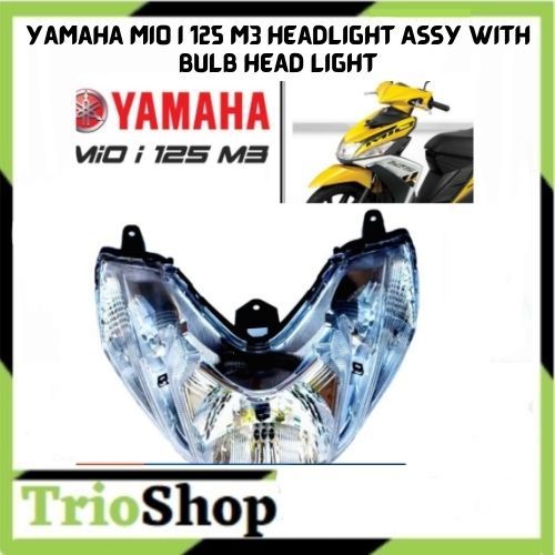 Yamaha Mio i 125 M3 Headlight Assy with Bulb Head Light | Lazada PH