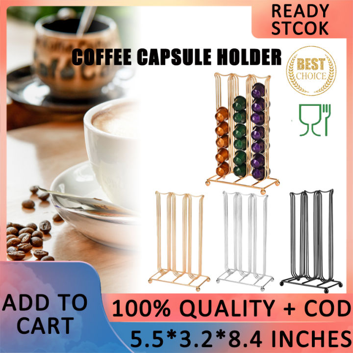A New Practical Coffee Capsule Rack Tower Nespresso Pod Rack For 42 ...
