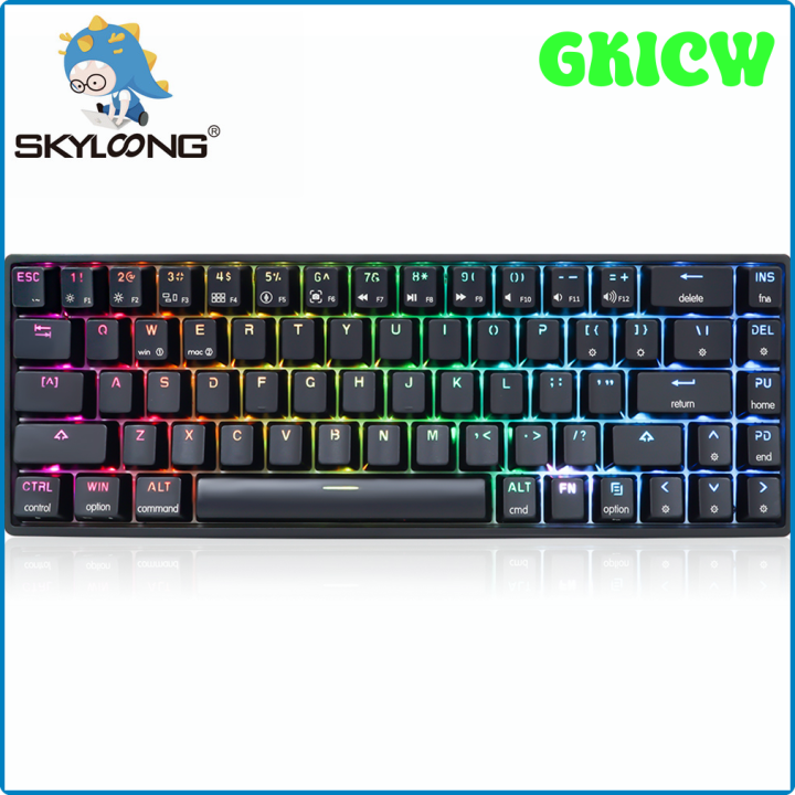 GKICW SKYLOONG GK68 SK68 68 Key Hot Swappable Optical Mechanical ...