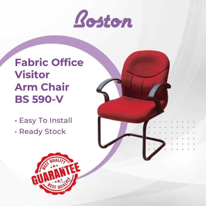 Boston Fabric Visitor Arm Chair (BS 590-V) – Visitor Arm Chair with ...