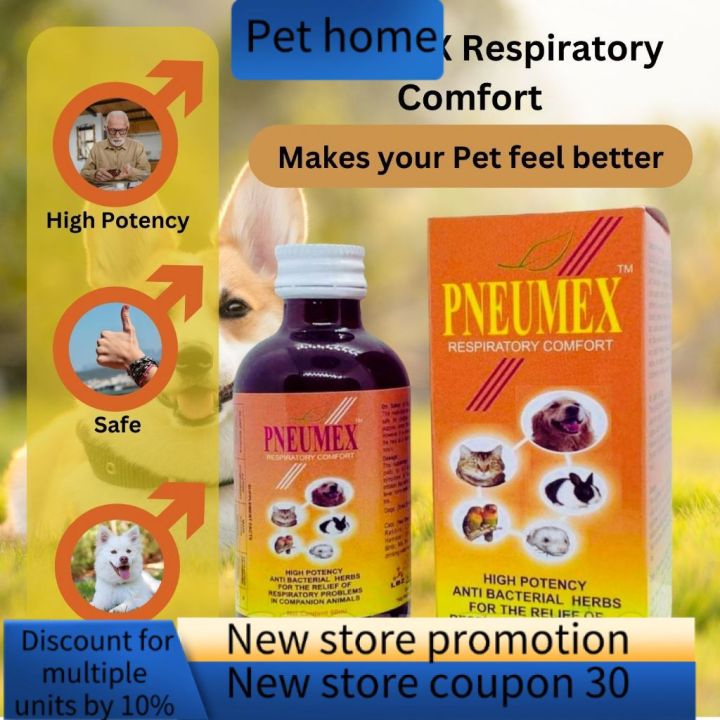 PNEUMEX Cough & Cold Remedy Solution for Dogs & Cats 60ml | Lazada PH