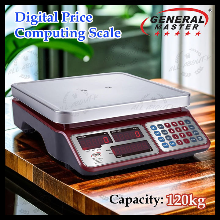 General Master 120kg Price Computing Scale Weighing Scale Digital Scale ...