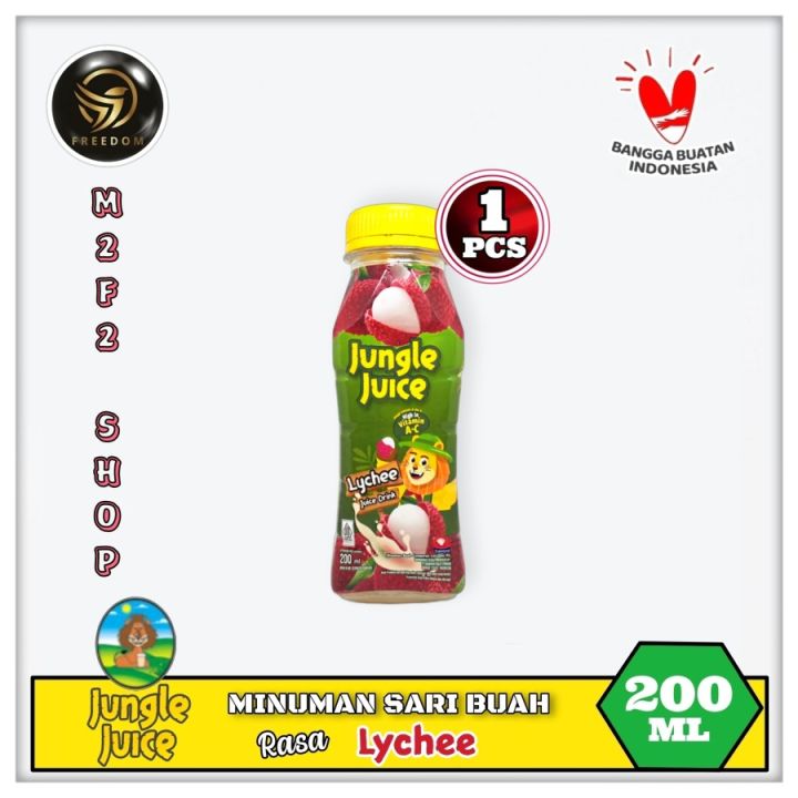 Diamond Jungle Juice Lychee | Jus Leci Botol Pet - 200 ml (Kemasan ...