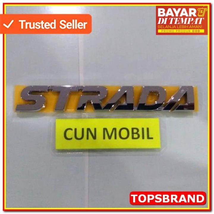 Emblem Logo Strada Dimensi Pjg 15 Cm ,Lebar 2,2 Cm Original | Lazada ...