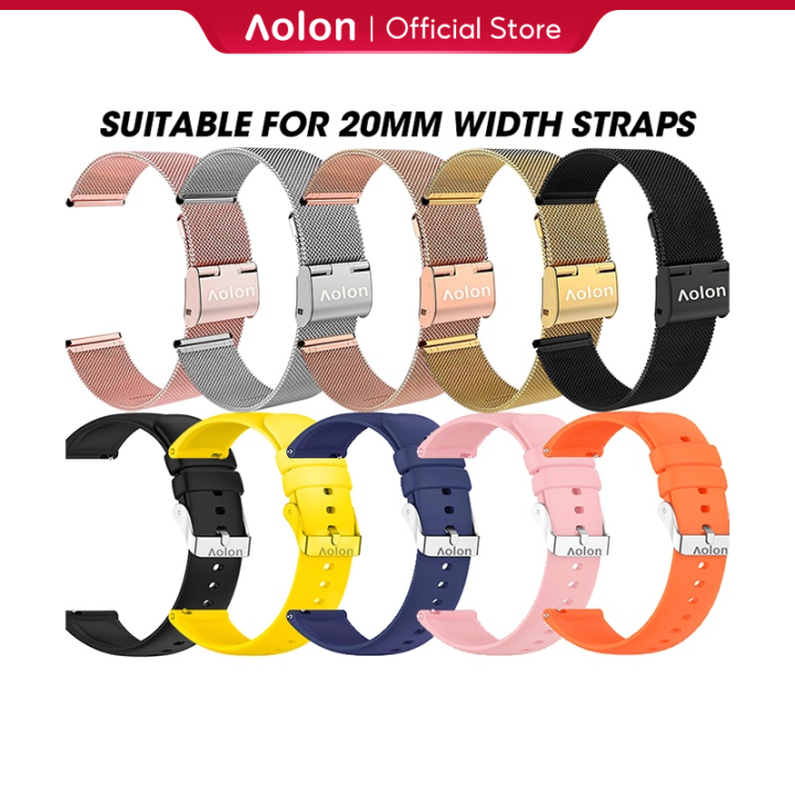 Aolon Original Strap Silicone Magnetic Milan Band for Smart Watch Q13 ...