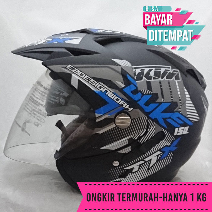 HELM MOTOR SNI - Helm 2 kaca double visor BXP DUKE Kualitas Setara Helm ...
