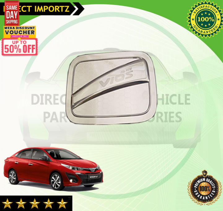 Toyota Vios Prime 2018 to 2025 Gas Tank Garnish Cover Chrome 2019 2020 ...