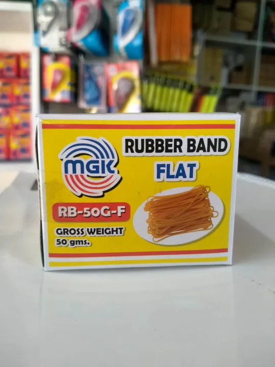 MGK Rubber Band Flat (1 box- 50gms) | Lazada PH