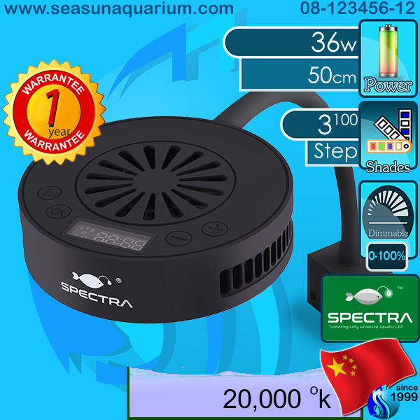 🐟 Spectra AquaKnight V1 / V2 / V3 LED aqua lamp โคมไฟ ตู้ปลา LED Aquarium Light Fish Tank ...